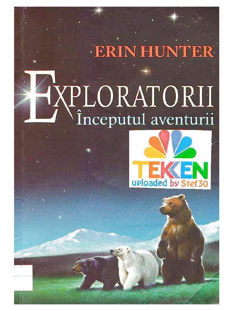Exploratorii Vol.1.Inceputul.aventurii.de.Erin.hunter Ed.galaxia ...