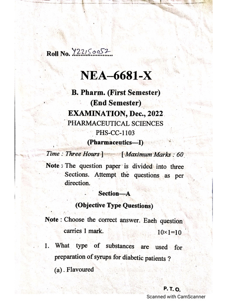 2022 End Semester Q.A | PDF