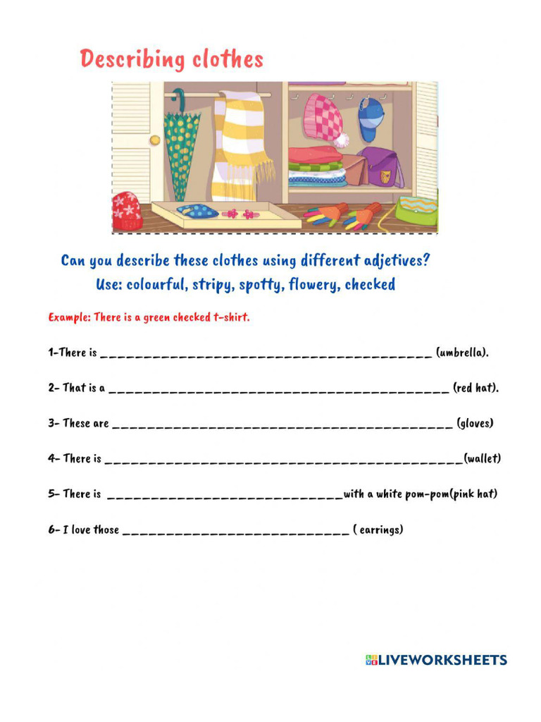 Describing Clothes | PDF