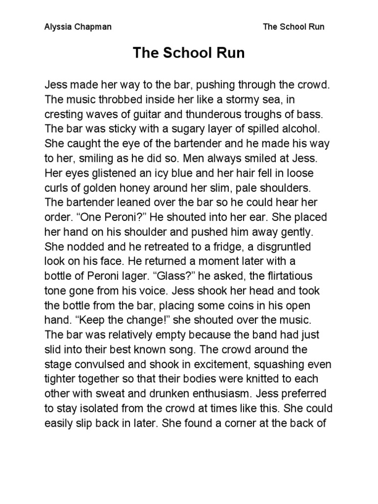 The School Run | PDF | Leisure