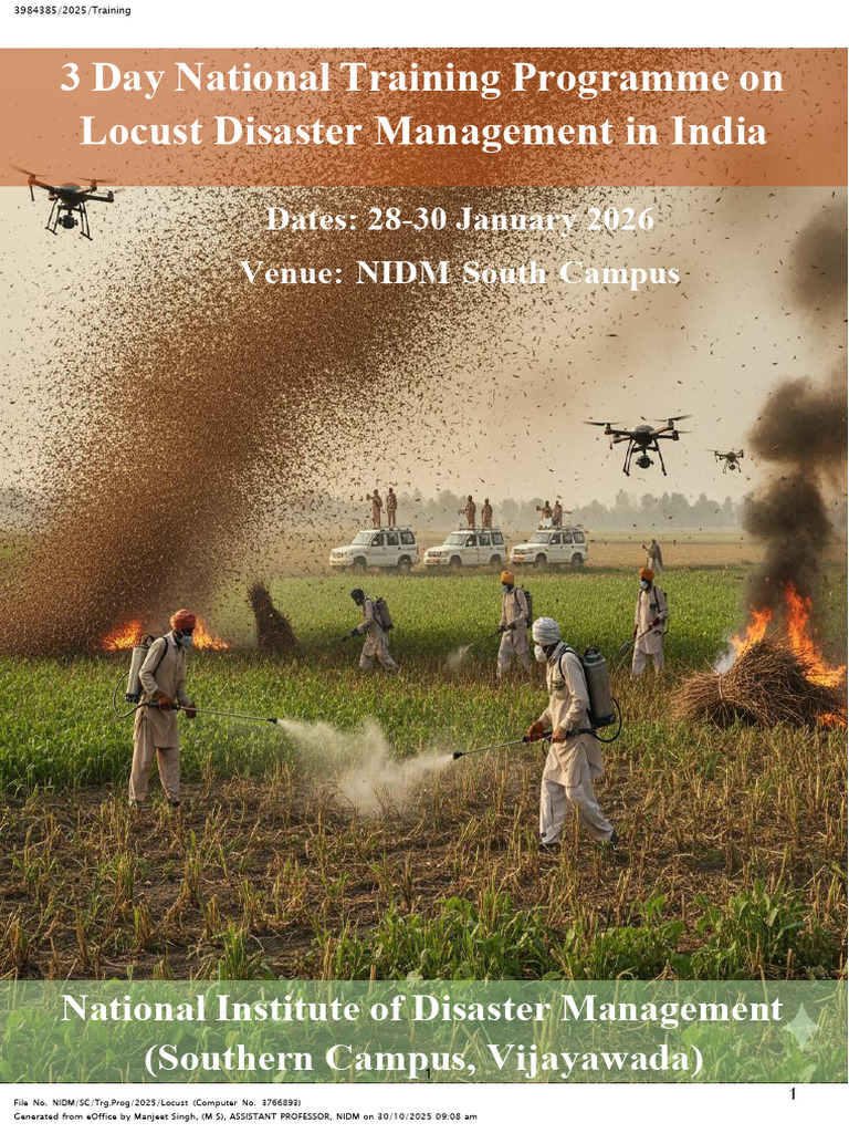 Locust Attack Final Schedule | PDF | Emergency Management