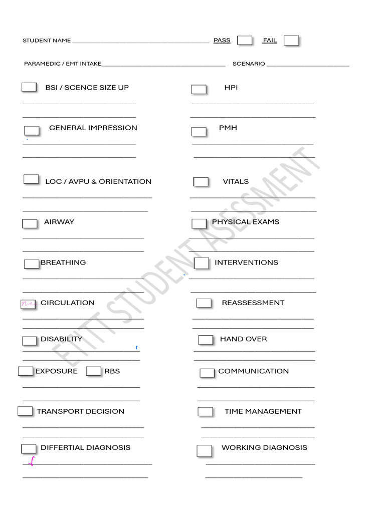 Emt Assessment Tool 21 | PDF | Health Care | Emergency Medical Services