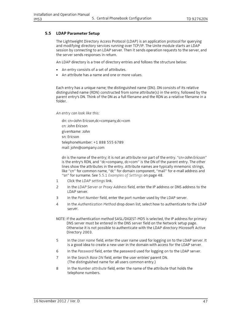 LDAP Setup (2) | PDF | Communications Protocols | Application Layer ...