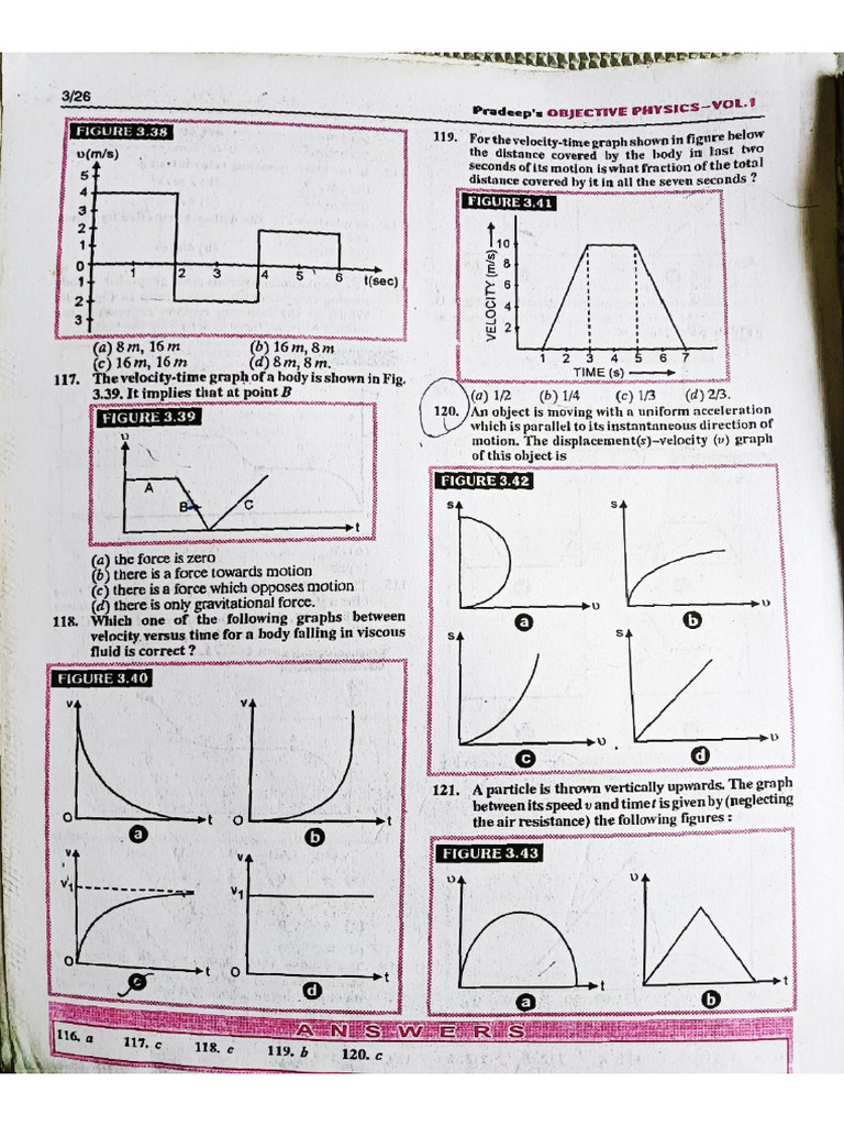1D Motion Graphs | PDF