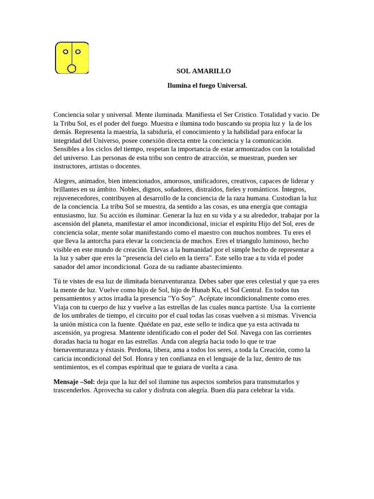 Sol Amarillo | PDF | Amor | Dom