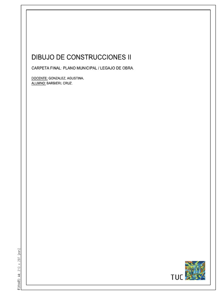 CARPETA FINAL_Dibujo de Construcciones II | PDF