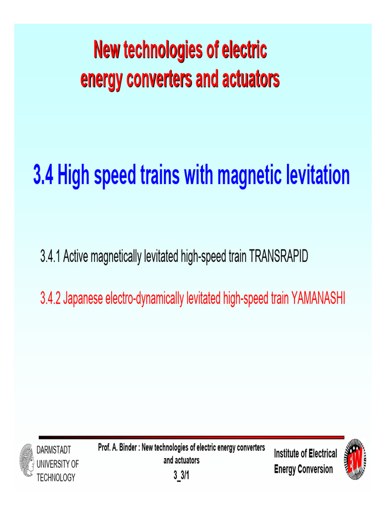 Aula Detalhada de Maglev e Flywheels | PDF | Inductor | Electric Motor