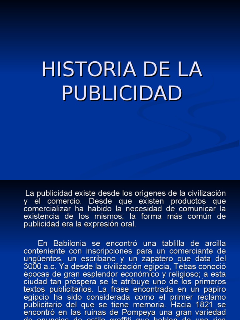 Historia de La Public Id Ad. | PDF