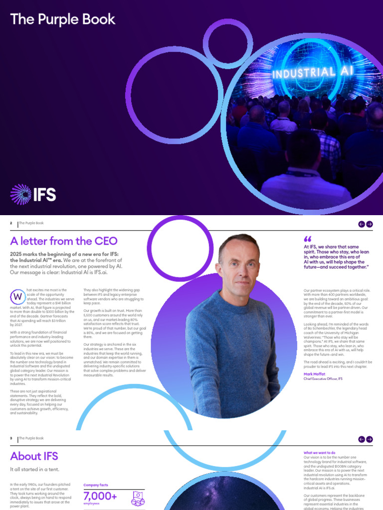 Ifs Brochure Purple-book 09 25-Final | PDF | Enterprise Resource ...