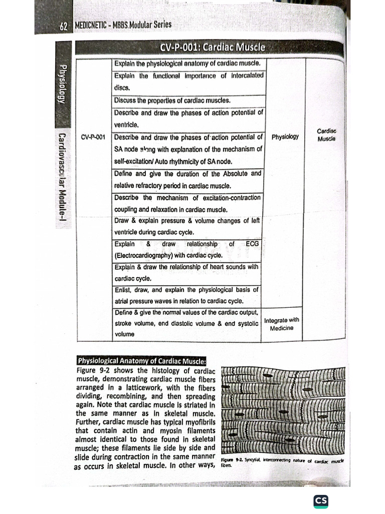 Physio, Block 3 (Cardio - Module 4) by Medicnetic Copy | PDF