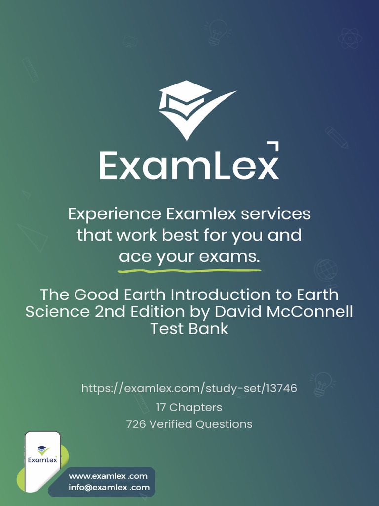 Good Earth Earth Science Test Bank | PDF | Magma | Rock (Geology)