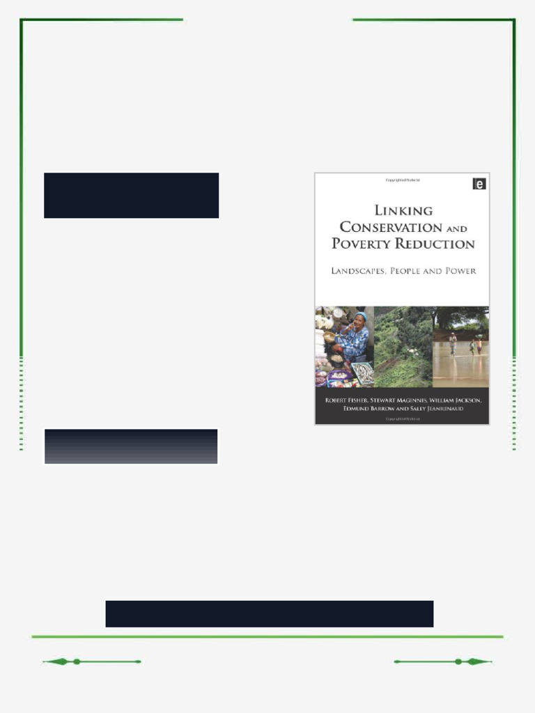 Linking Conservation and Poverty Reduction Landscapes People and Power ...