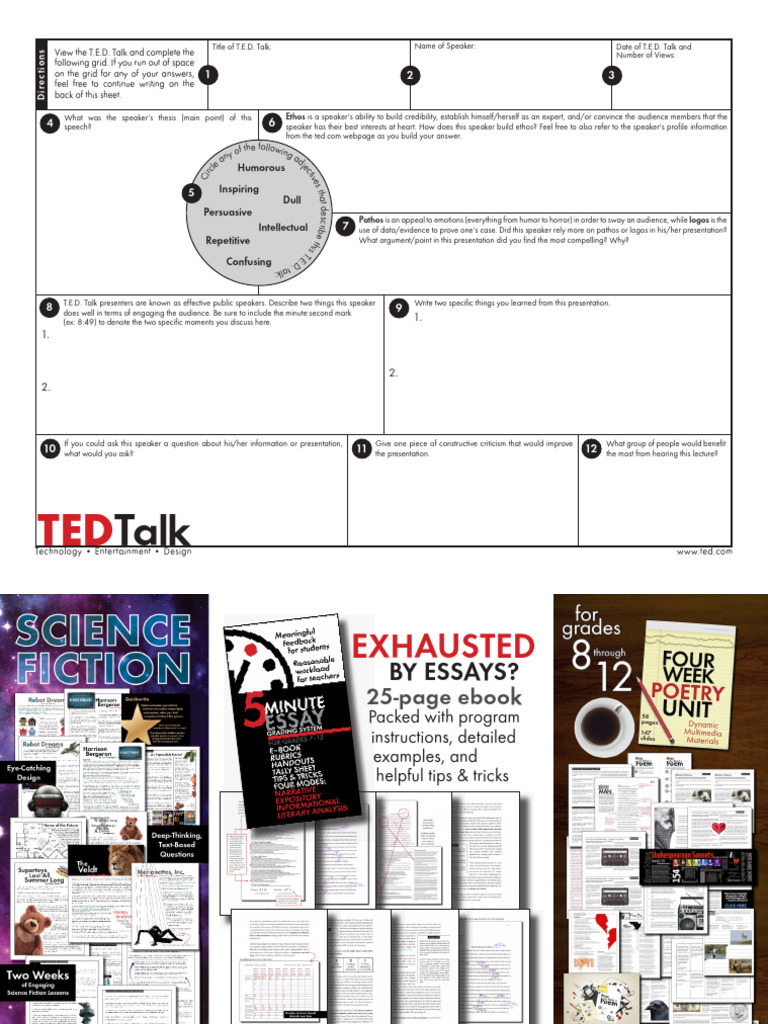 TED Talk Engagement Analysis Guide | PDF | Persuasion | Human Communication