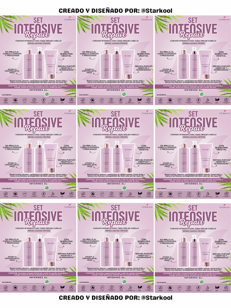 Línea Cuidado del Cabello.pdf | PDF