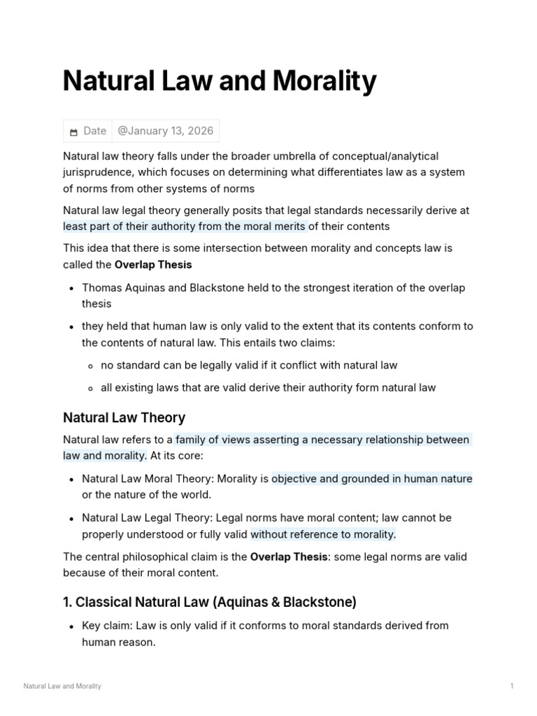 Natural Law | PDF | Natural Law | Jurisprudence