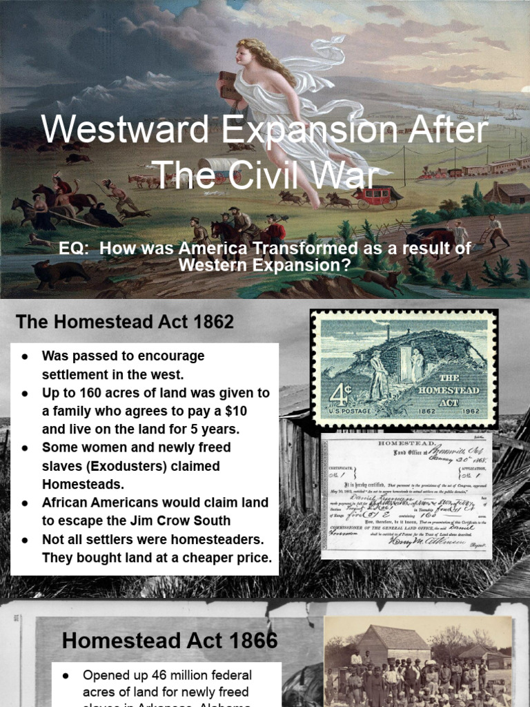 Westward Expansion After The Civil War PART 1 | PDF | Sioux | Battle Of ...