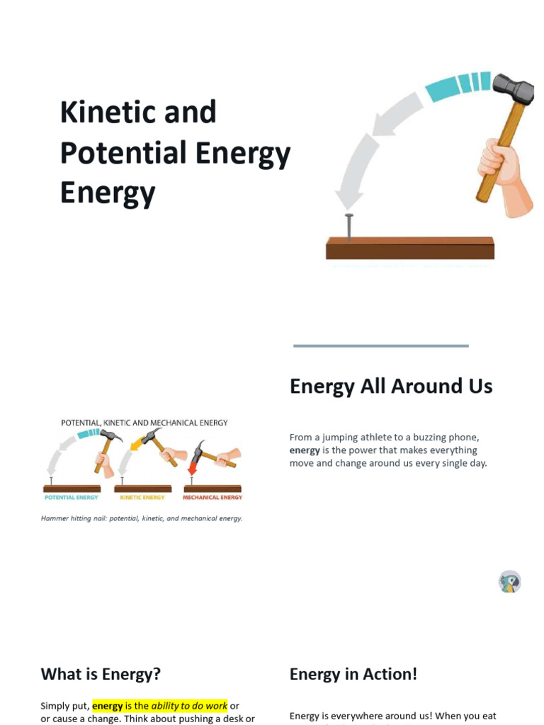 Understanding Kinetic and Potential Energy | PDF | Potential Energy ...