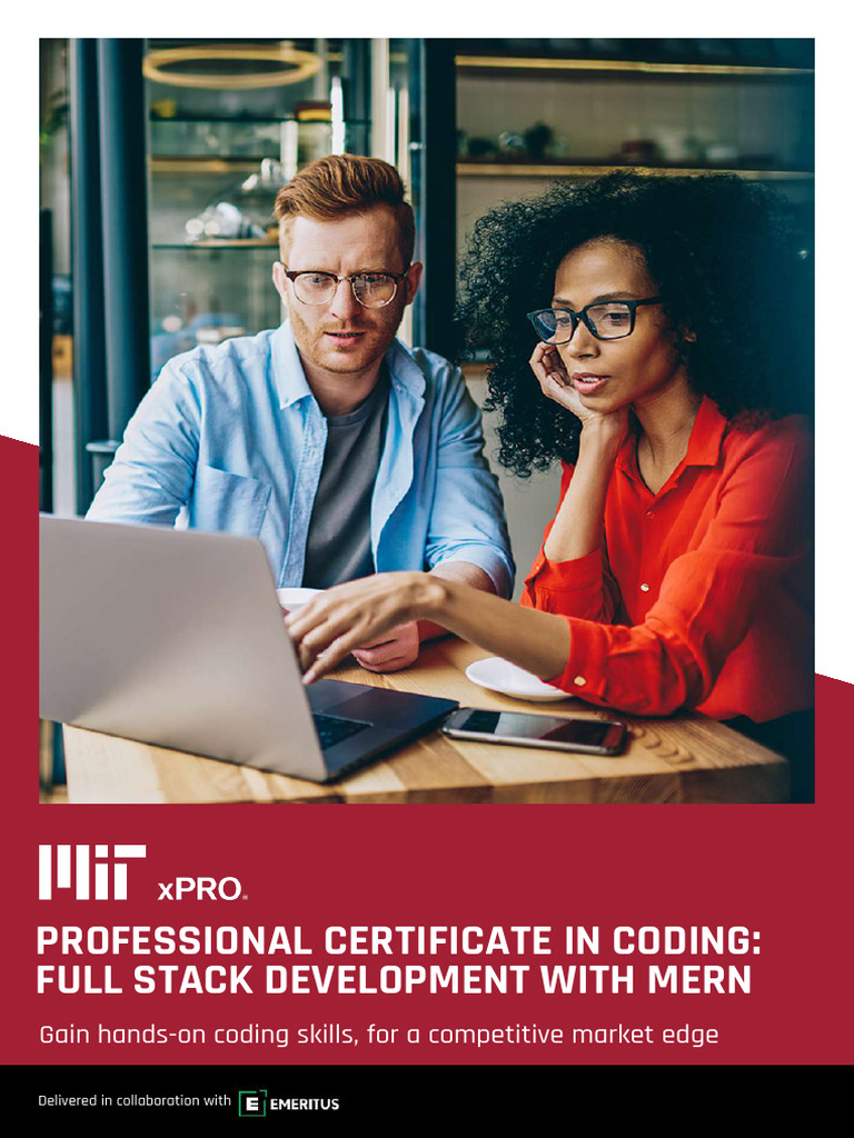 MIT Full Stack Development Certificate | PDF | Web Development ...
