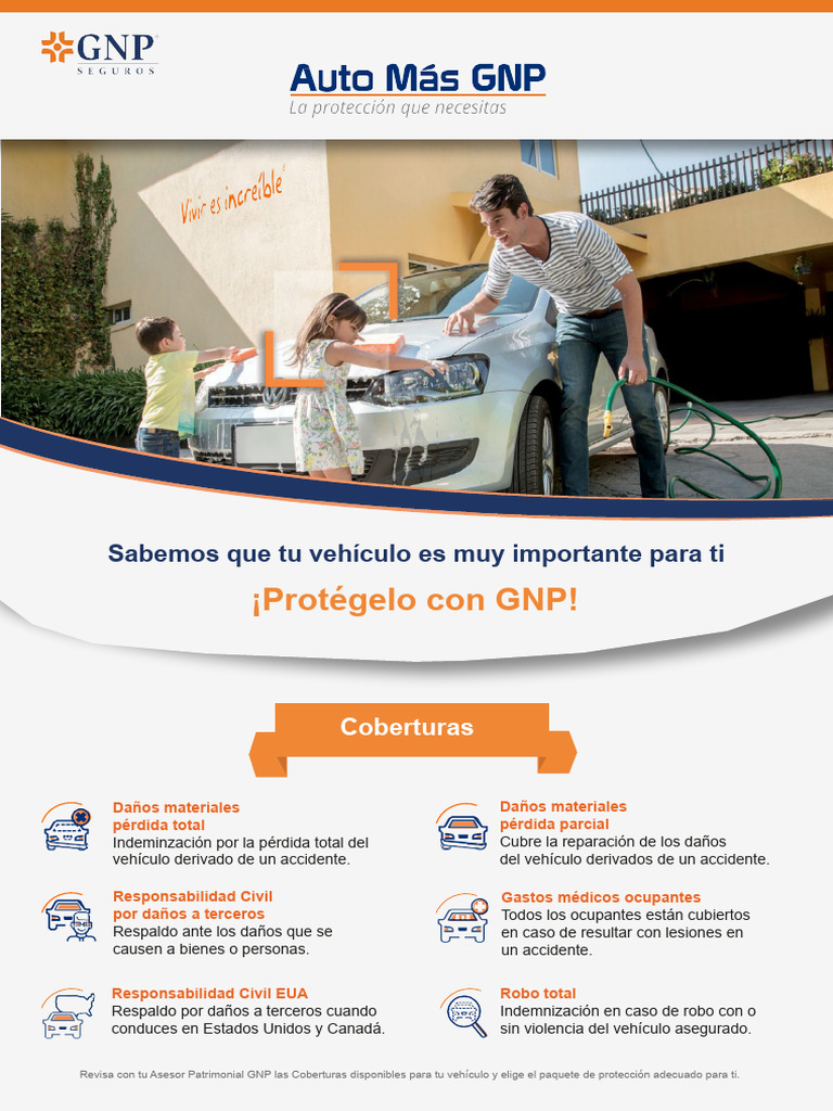 Coberturas de Seguro de Vehículo GNP | PDF | Seguro