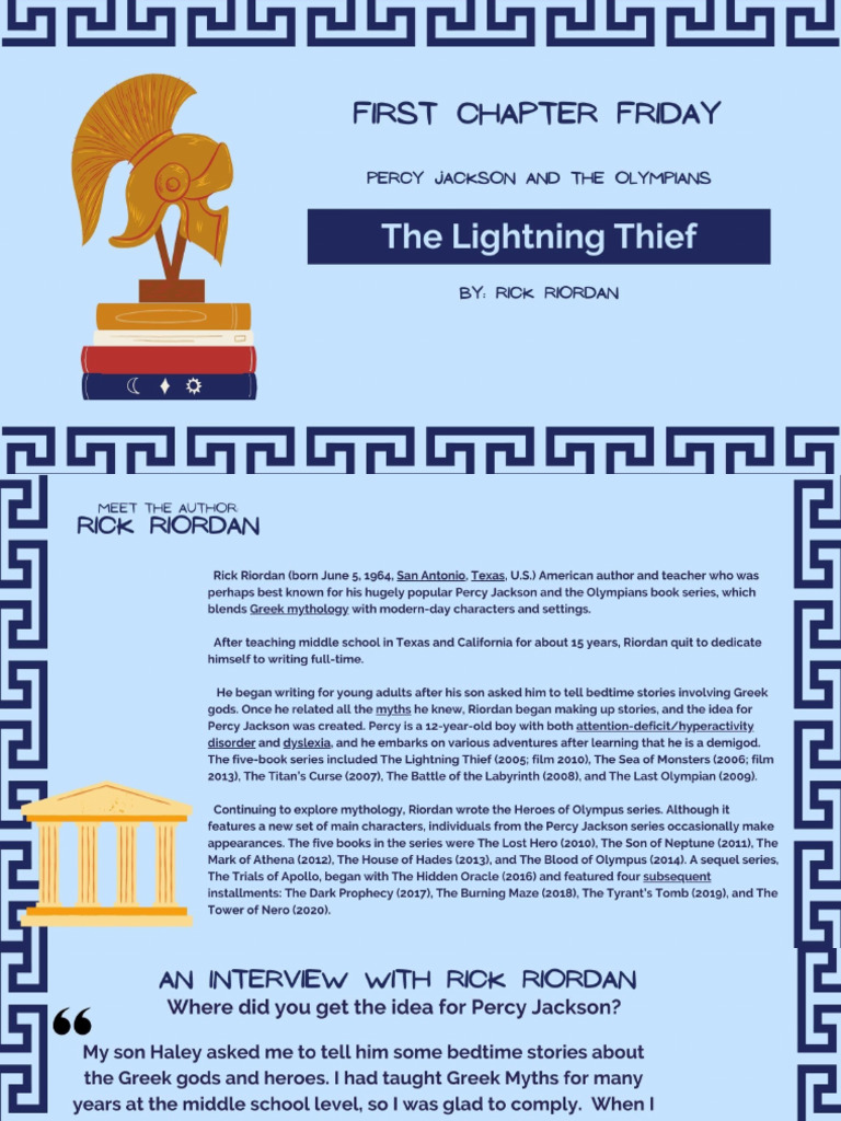 Percy Jackson the Lightning Thief | PDF