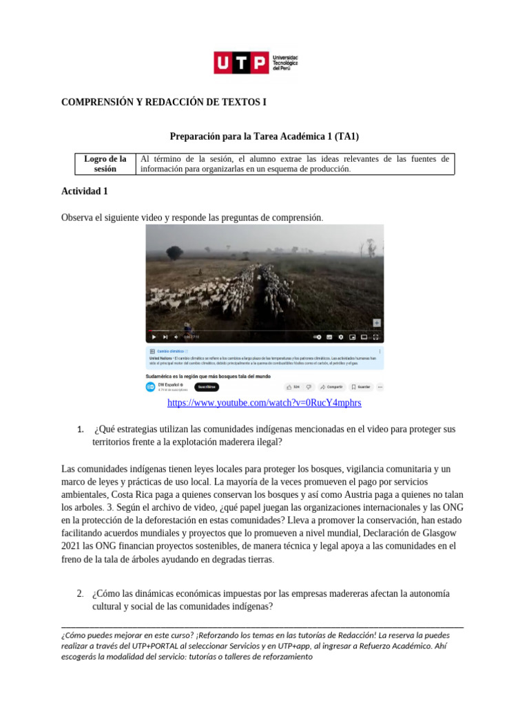 Ea n01i Preparación Para La Ta1 25c2a Srmglz | PDF | Deforestación ...