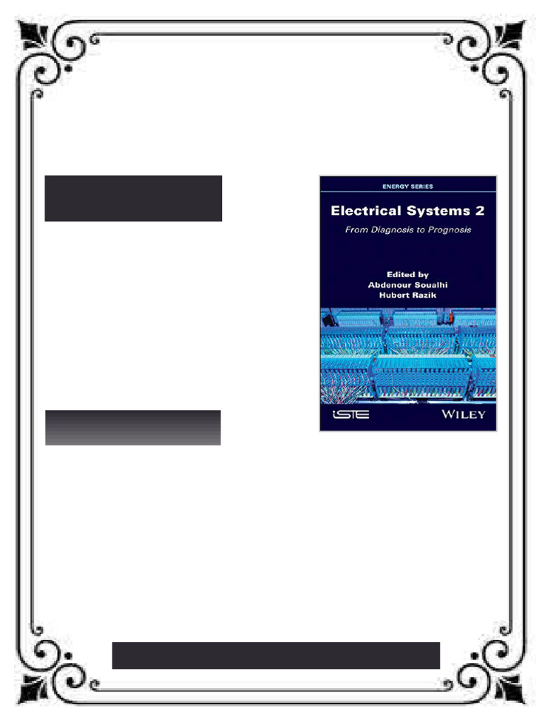 Electrical Systems 2: From Diagnosis to Prognosis Hubert Razik ebook ...