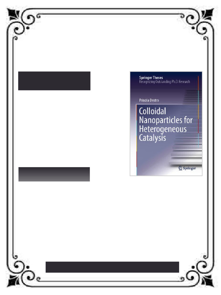 Colloidal Nanoparticles for Heterogeneous Catalysis Priscila Destro ...