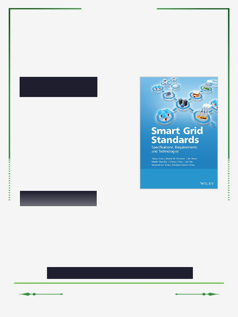 Smart Grid Standards Specifications Requirements and Technologies 1st ...
