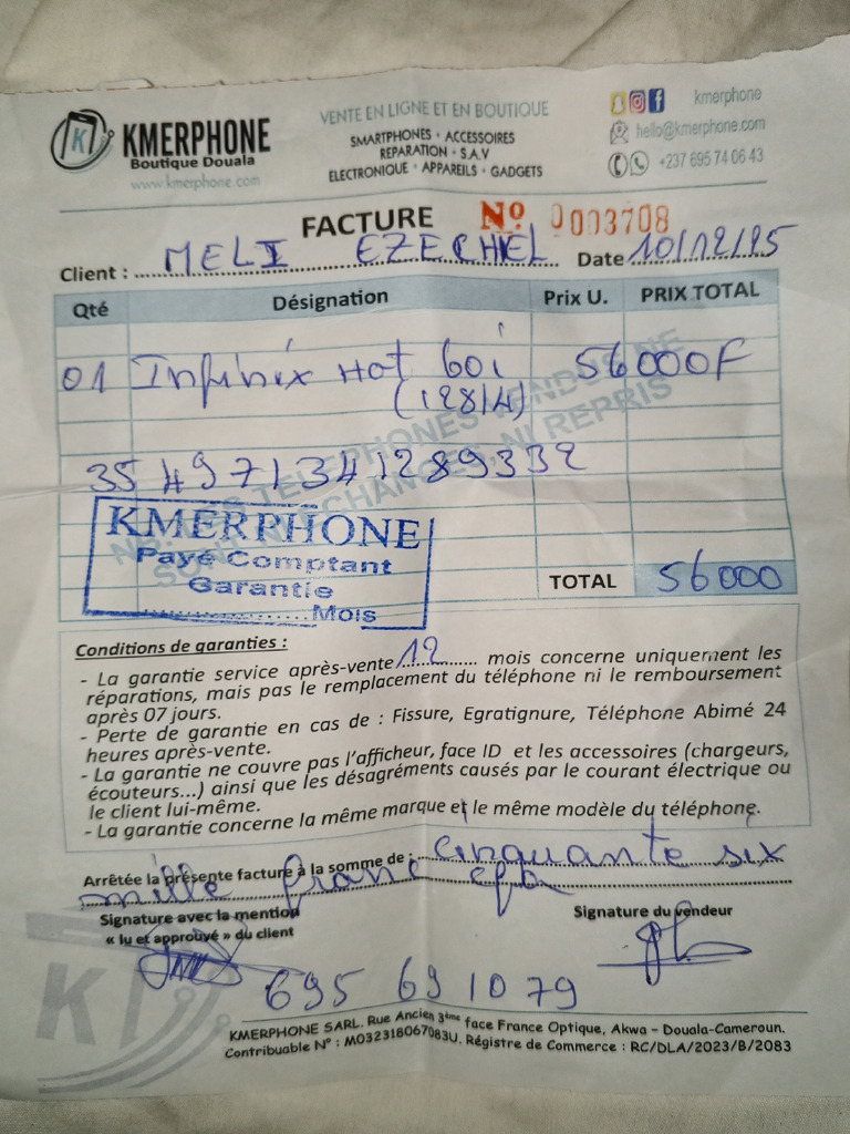 Facture Téléphone | PDF