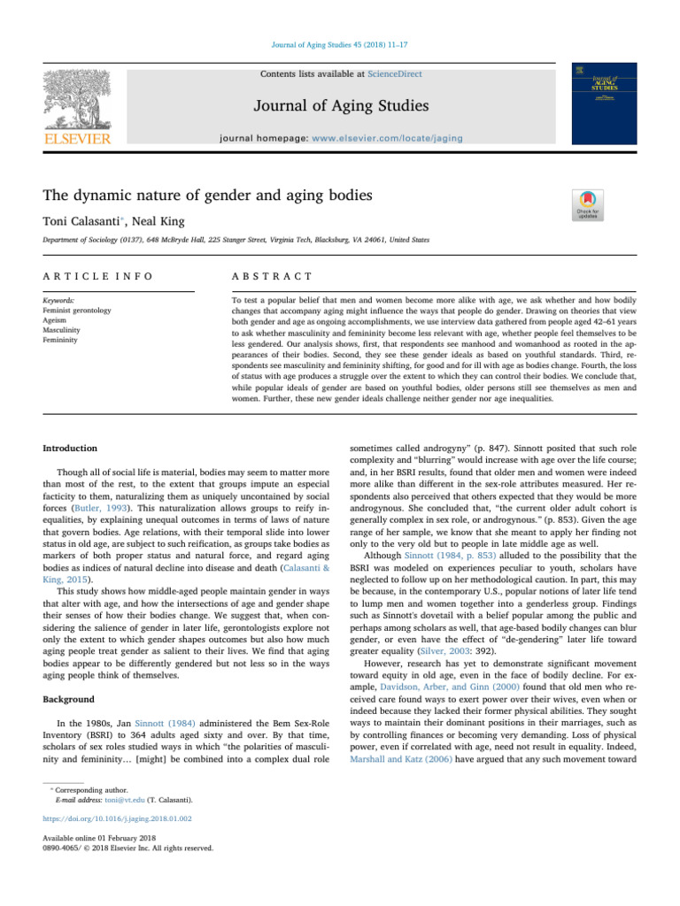 Toni and Neal king | PDF | Gender | Gender Studies