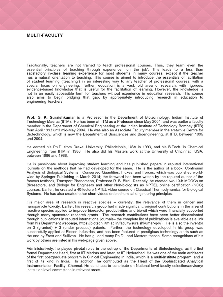 Effective engineering teaching | PDF | Optometry