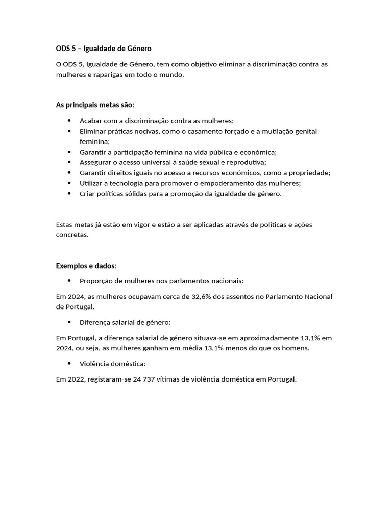 5.ODS 5 | PDF