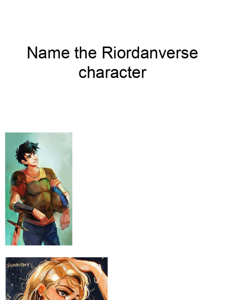 Name the Riordanverse character | PDF | Ancient Greek Religion | Greek ...
