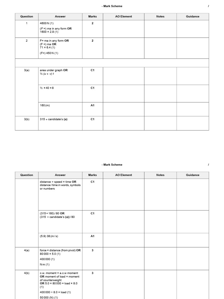 Eos Review Answers | PDF | Force | Quantity