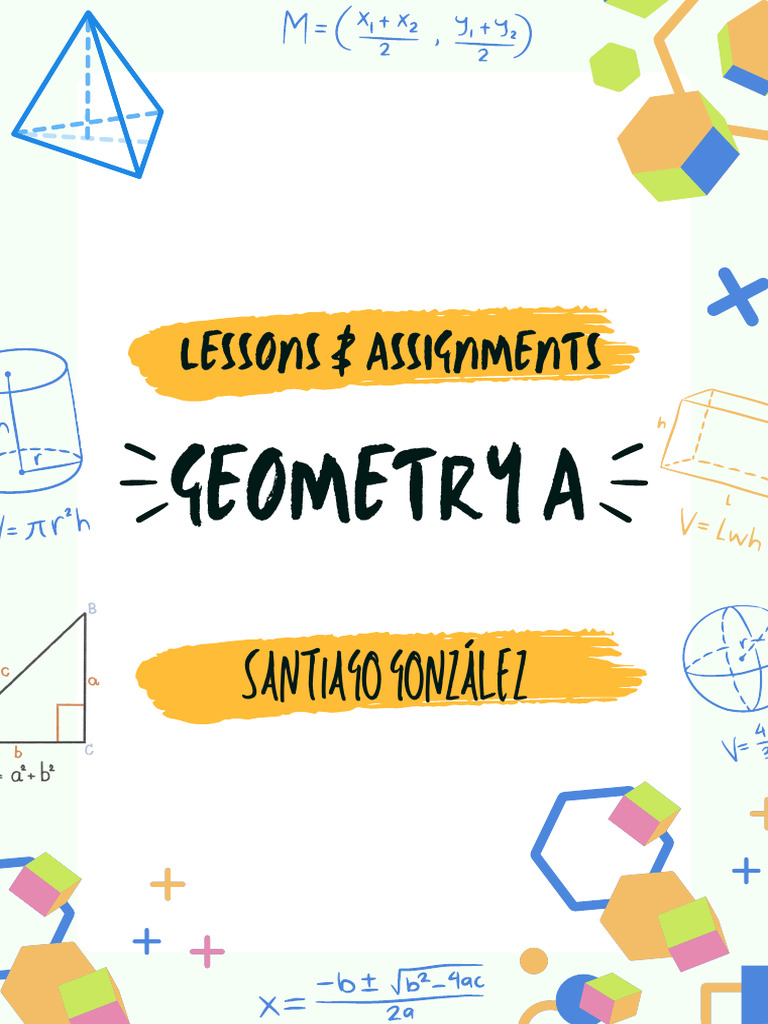 Geometry A Booklet Lessons & Assignments | PDF | Line (Geometry) | Triangle