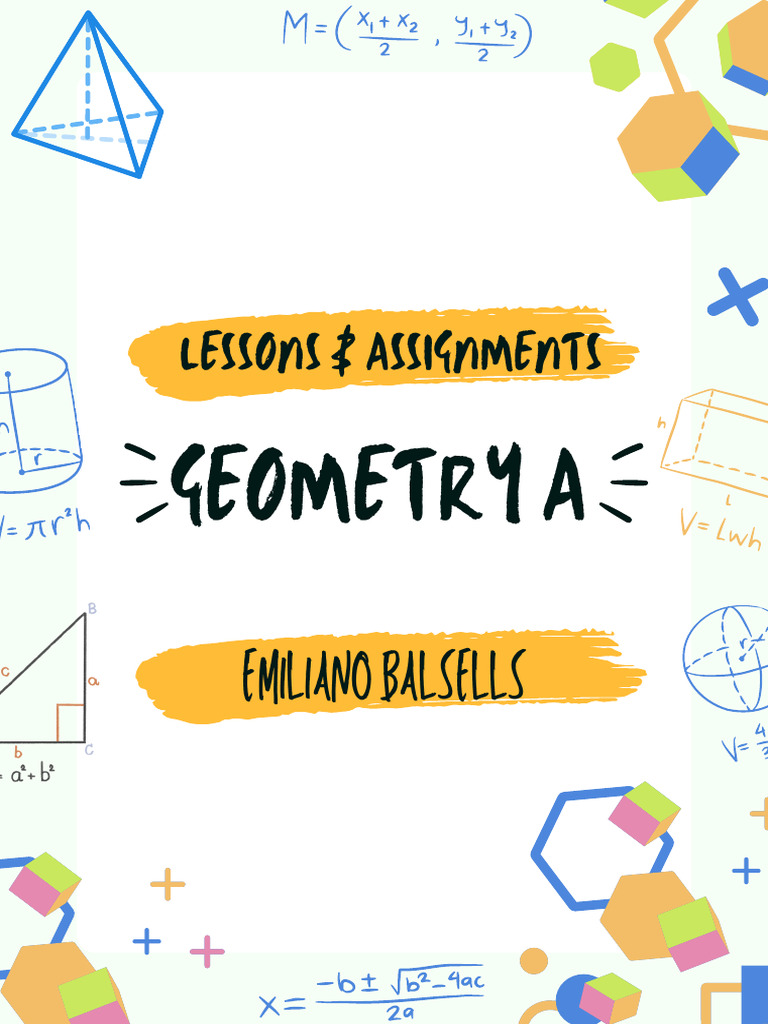Emiliano - Geometry a Booklet Lessons & Assignments | PDF | Line ...