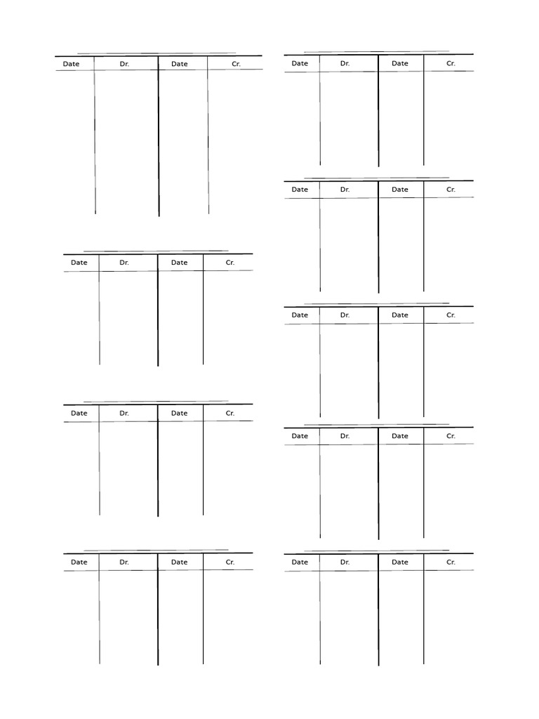 T Account Format | PDF