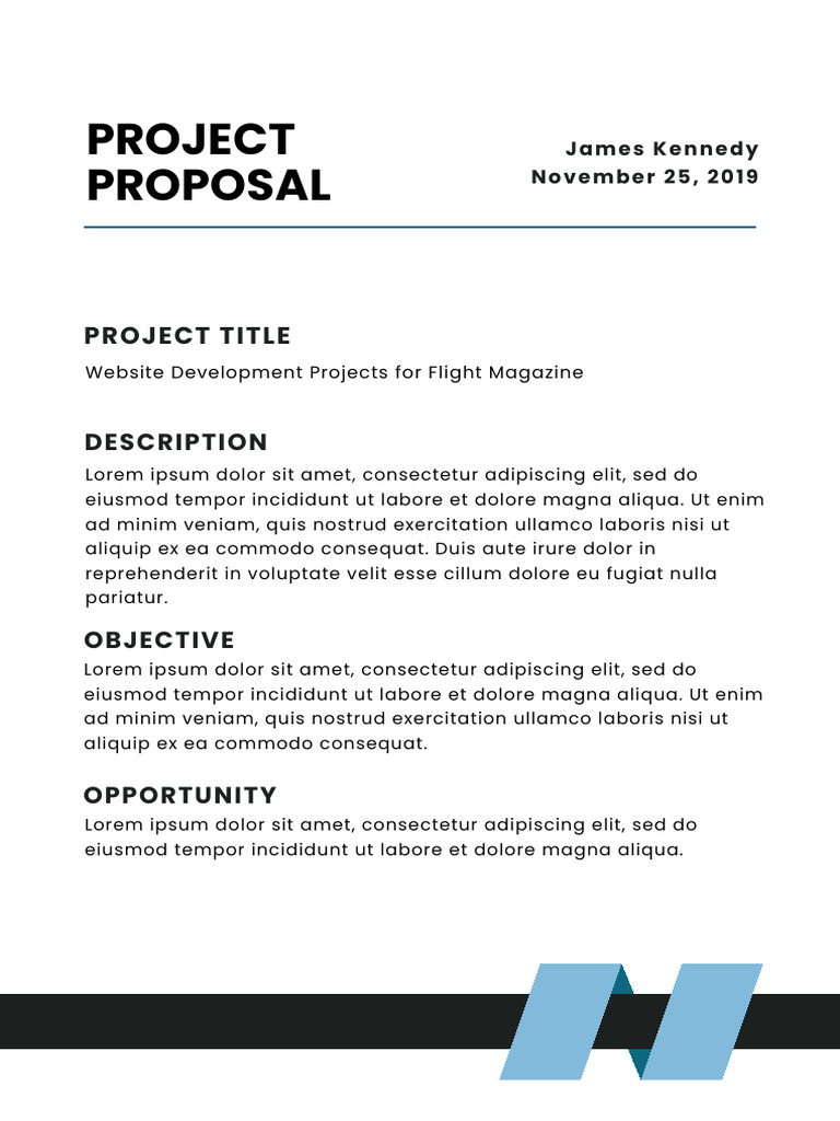 Simple Business Company A4 Document Cover | PDF