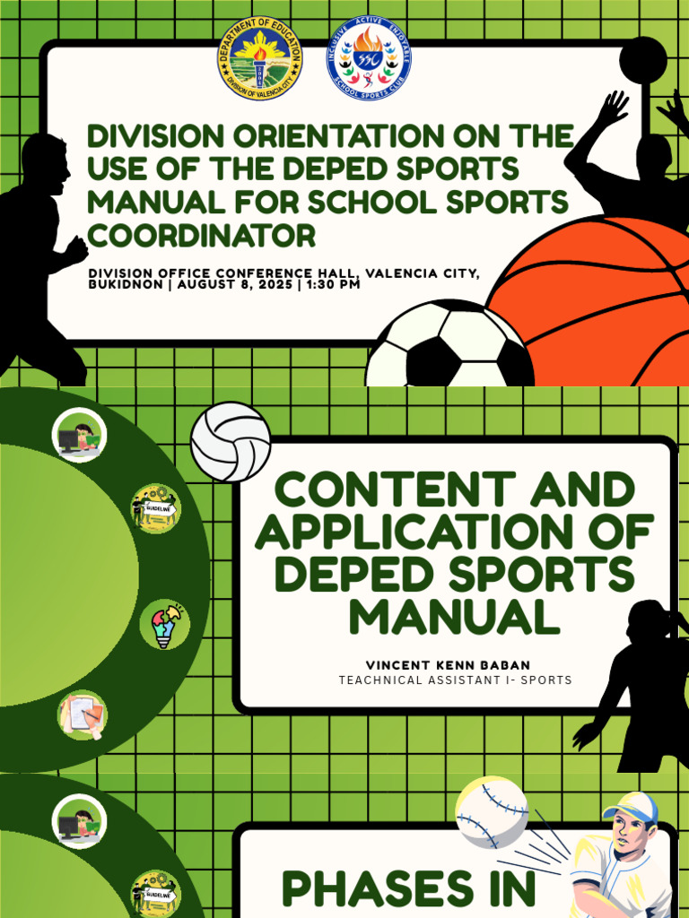 DepEd Sports Manual Orientation Guide | PDF | Sports | Curriculum