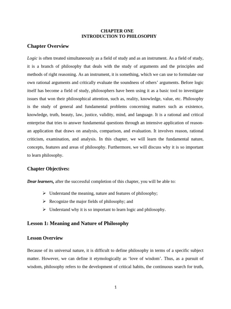 Critical Thinking chapter one | PDF | Epistemology | Knowledge