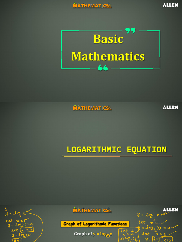 Logarithm 5 | PDF | Mathematics | Combinatorics