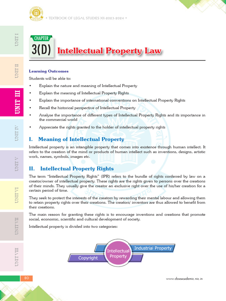 Legal Studies 23-12-3d | PDF | Intellectual Property | Copyright