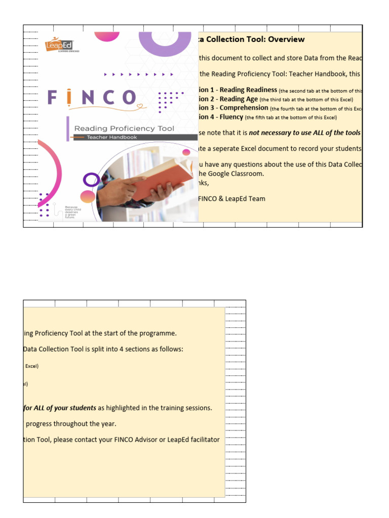 Reading Proficiency Tool Tchr Handbook | PDF | Reading Comprehension ...