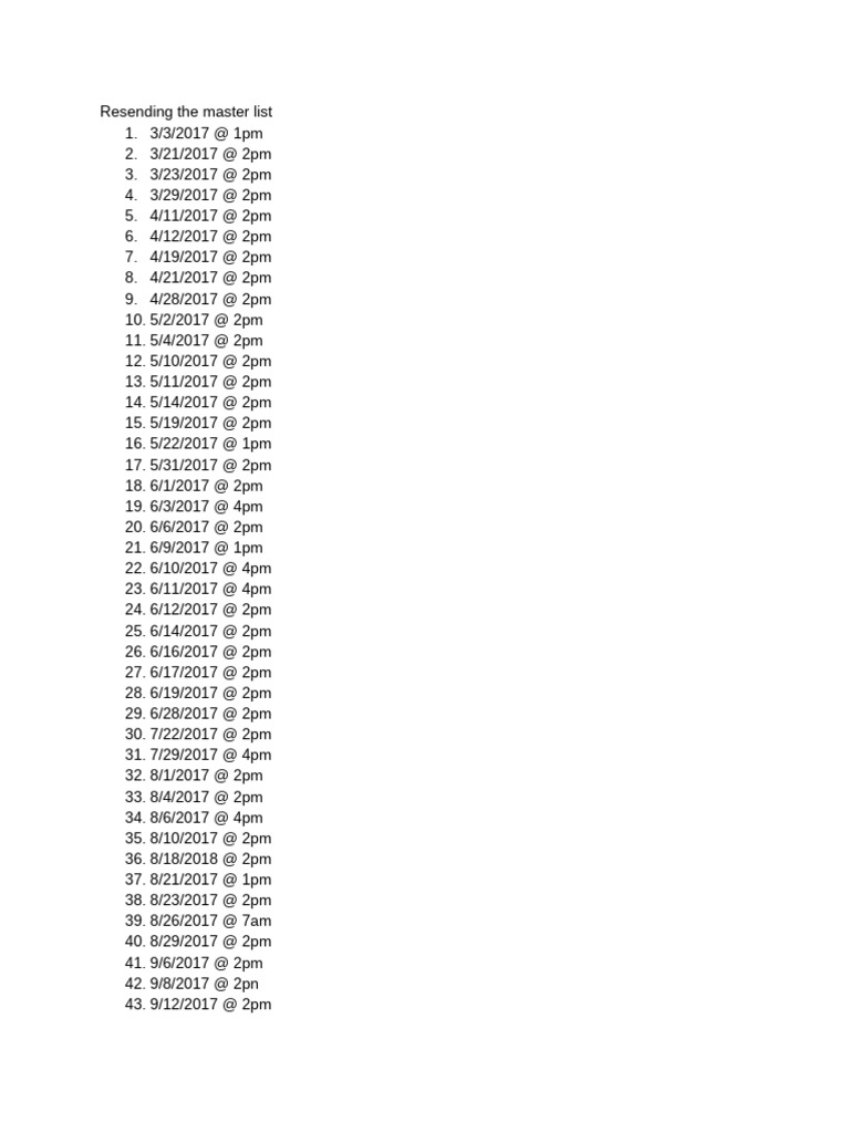 Nickelodeon Tape Master List | PDF