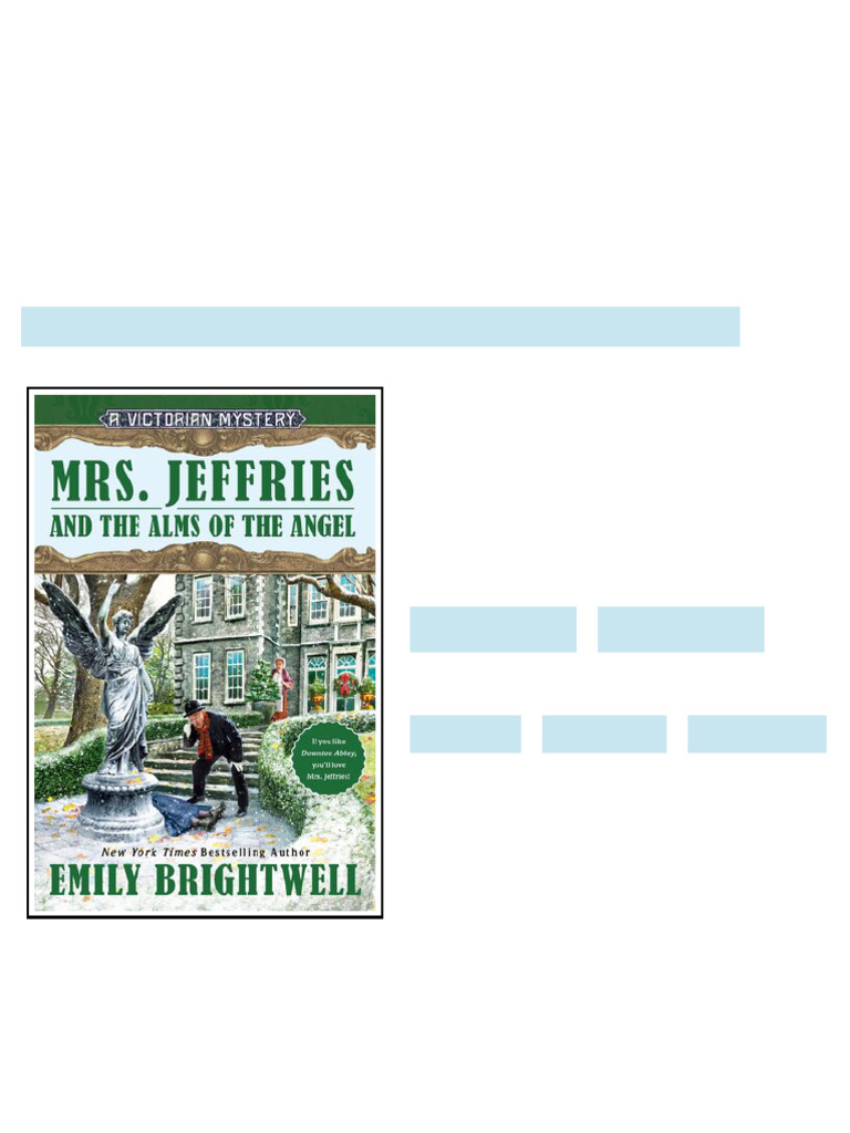 Mrs Jeffries And The Alms Of The Angel Emily Brightwell Brightwell ...