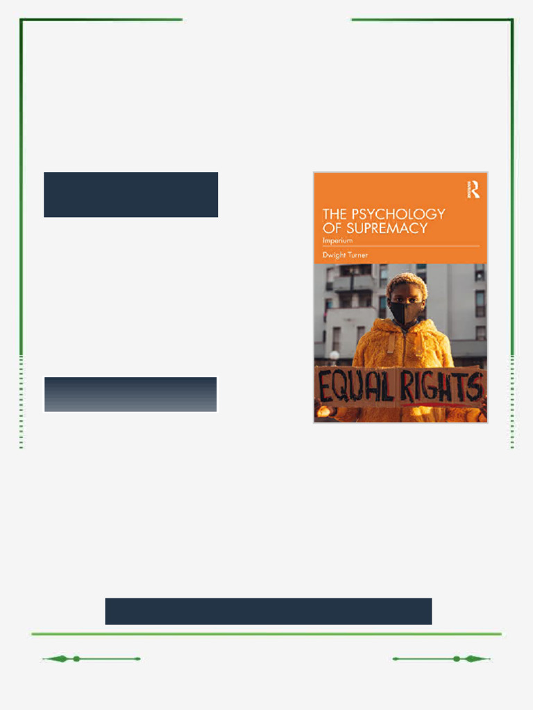 The Psychology of Supremacy : Imperium 1st Edition Turner eBook full ...