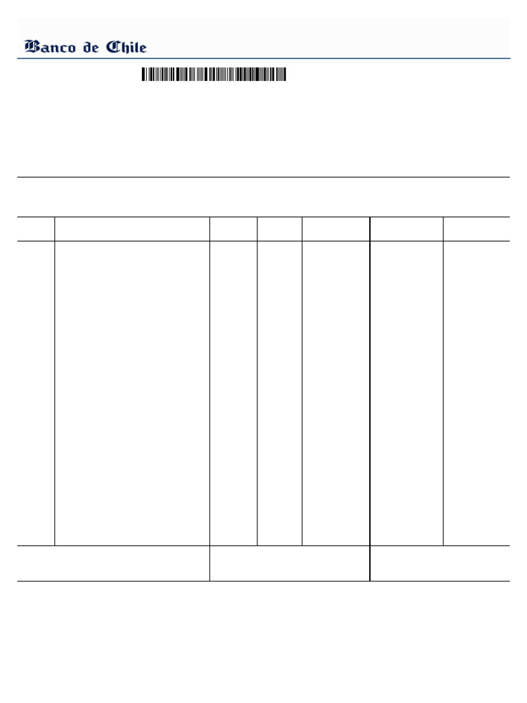 Cartola Emitida Cuenta | PDF