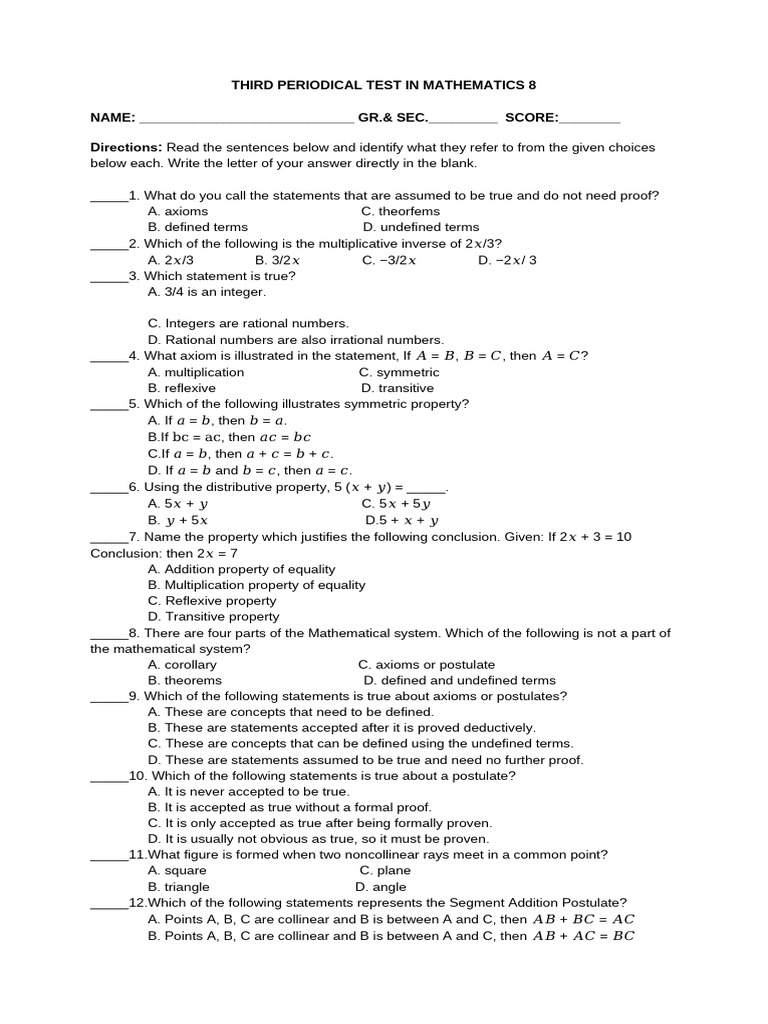 PT_G8_MATH | PDF | Triangle | Euclidean Plane Geometry