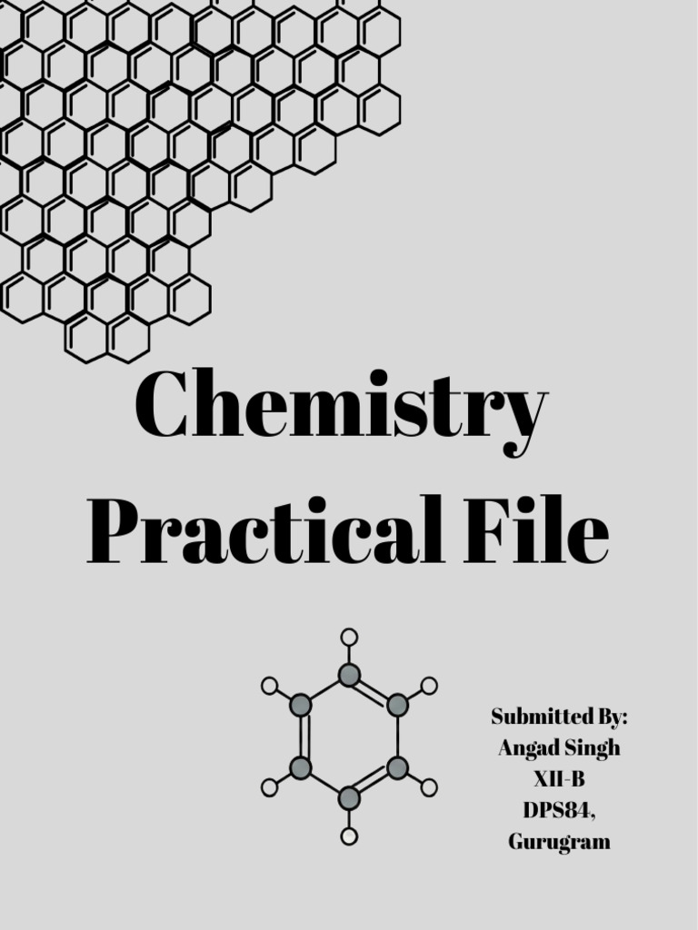 Chemistry Practical File | PDF