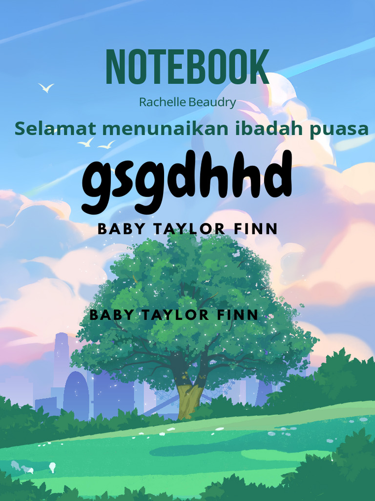 Green Illustrative Landscape Notebook Cover A4 Document_20260102_112350 ...